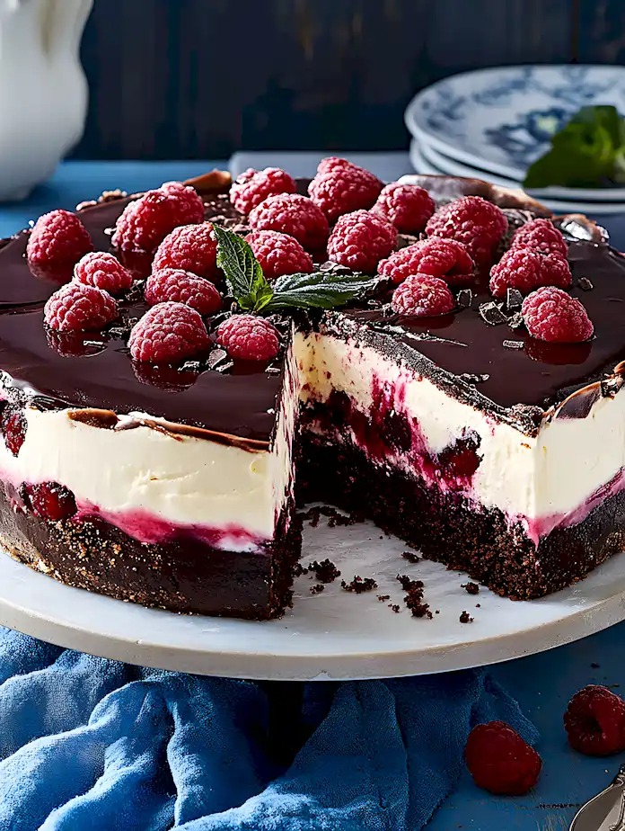 Himbeer-Mascarponetorte: Saftiger Schokoteig trifft Quark - Rezepte Mania