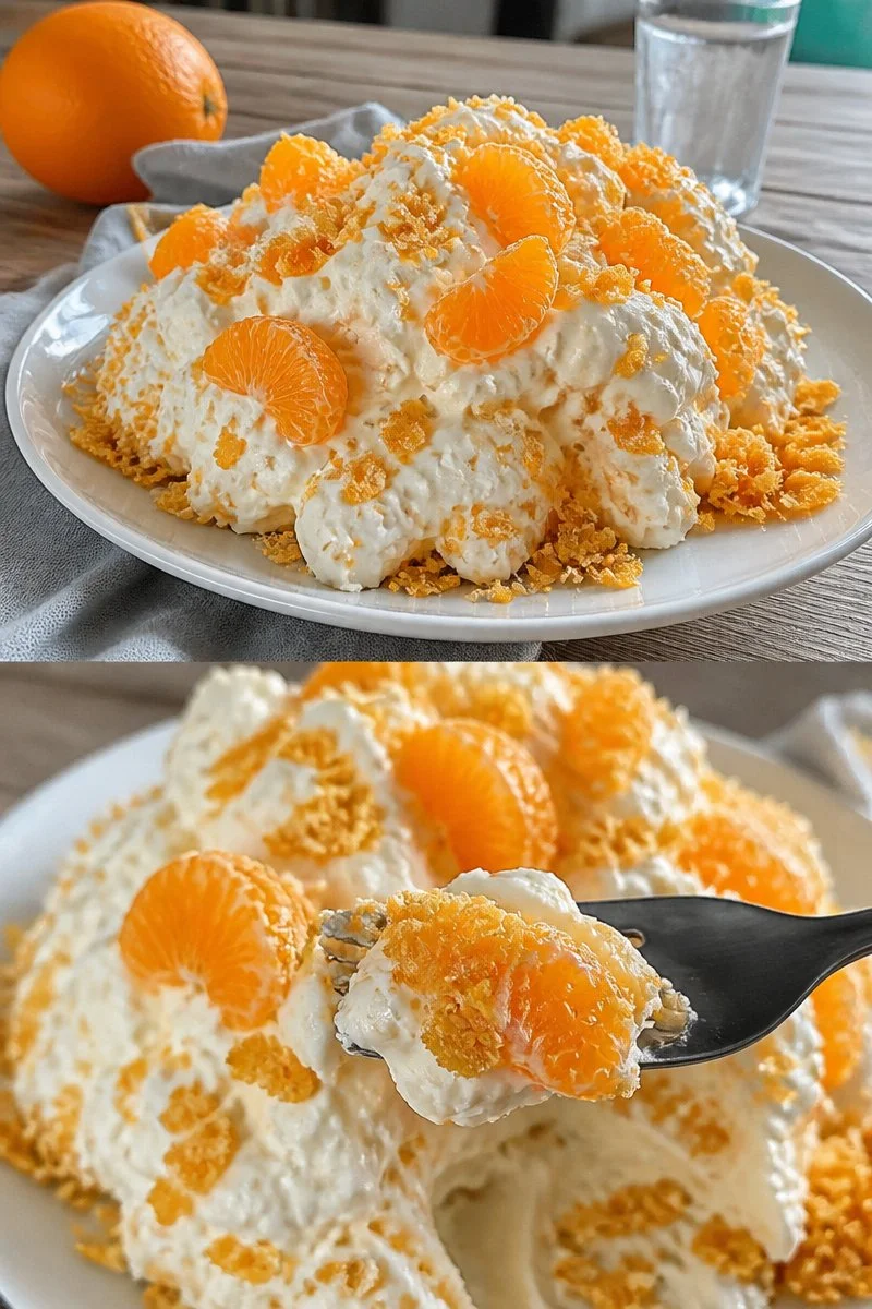 Creme Orange Salat Rezept mit Vanille